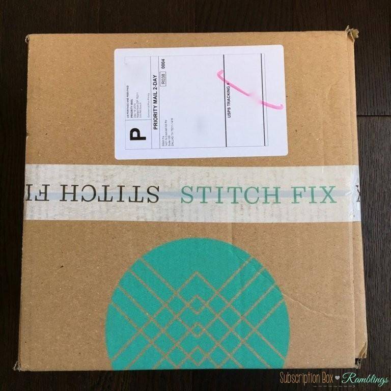 Stitch Fix Review - January 2017 - Subscription Box Ramblings
