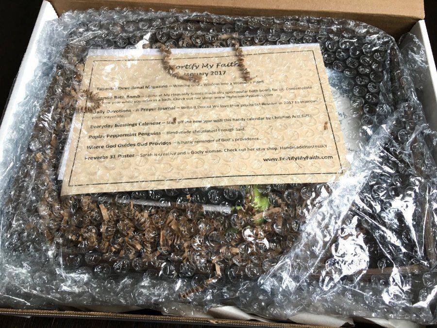 Fortify My Faith Review - January 2017 - Subscription Box Ramblings