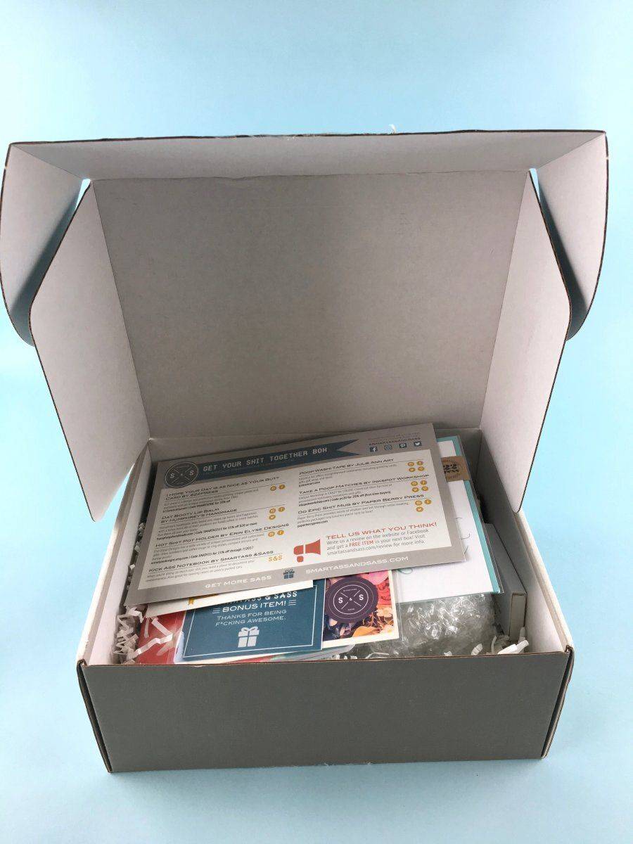 Smartass & Sass Subscription Review - May 2017 - Subscription Box Ramblings