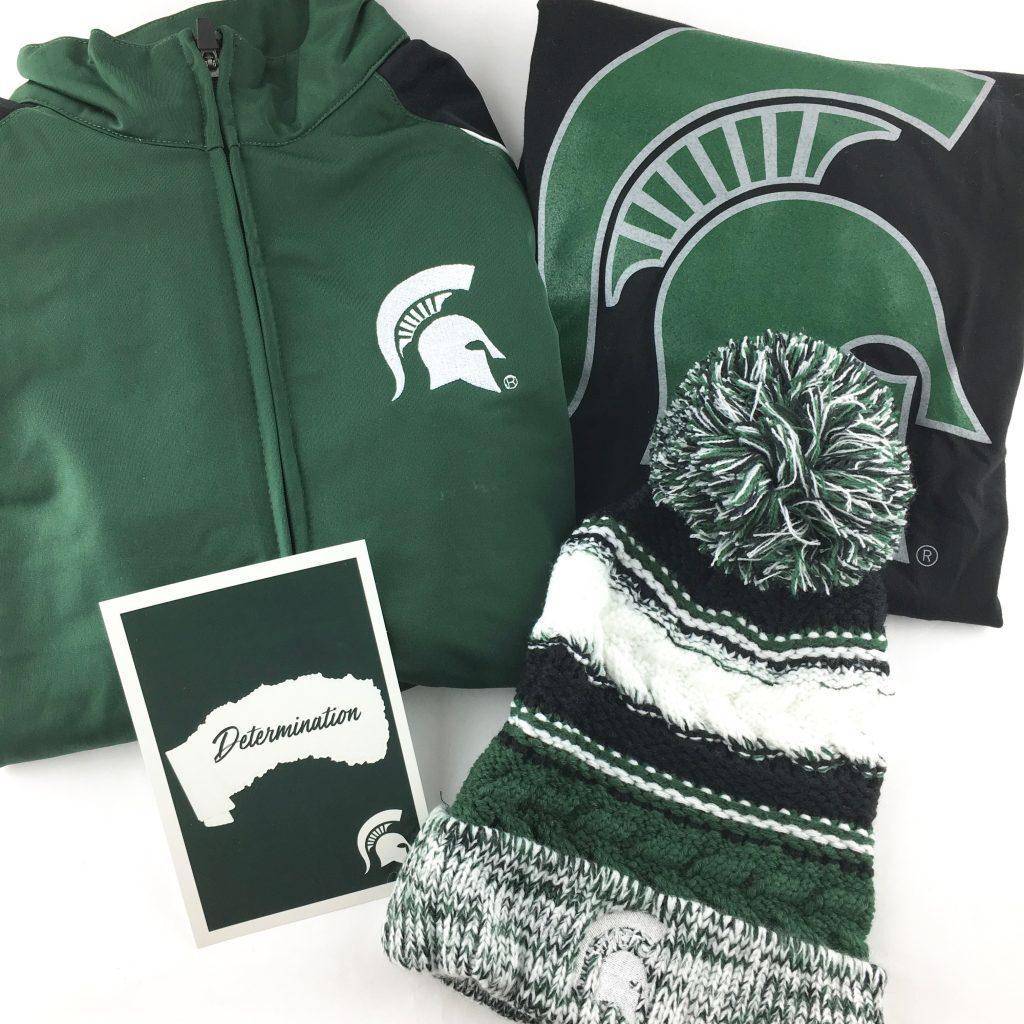 Spartan Box Michigan State Subscription Box Review - October 2017 ...