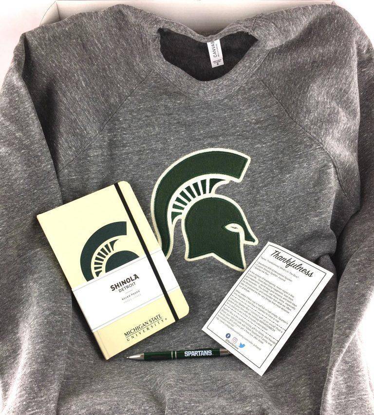 Spartan Box Michigan State Subscription Box Review - November 2017 ...