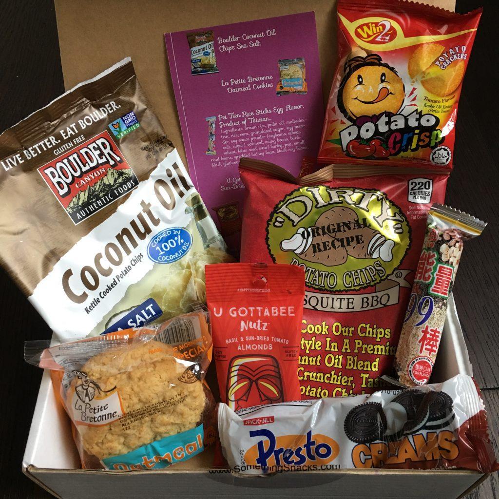 Something Snacks Review - October 2018 - Subscription Box Ramblings
