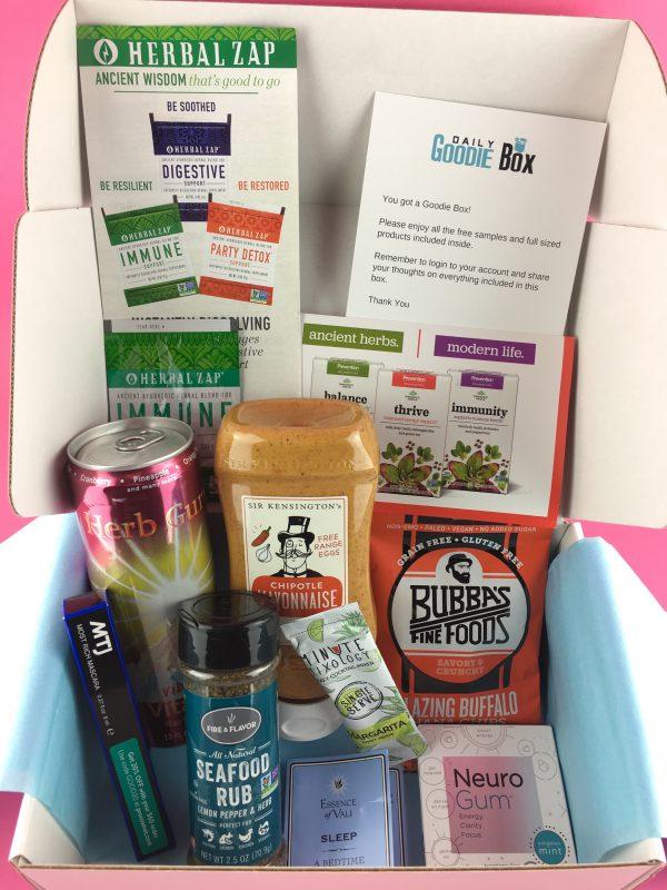 Daily Goodie Box Review - October 2018 - Subscription Box Ramblings