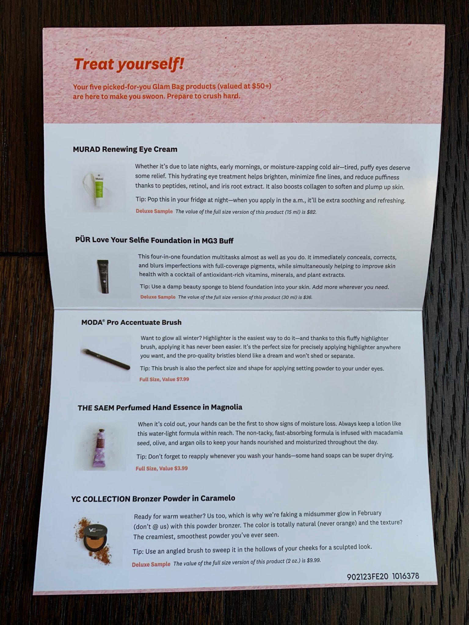 ipsy Review - February 2020 - Subscription Box Ramblings