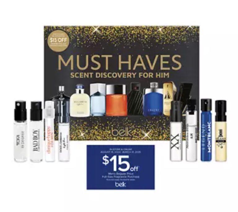 Belk Beauty Must Haves Scent Discovery For Him - Subscription Box Ramblings