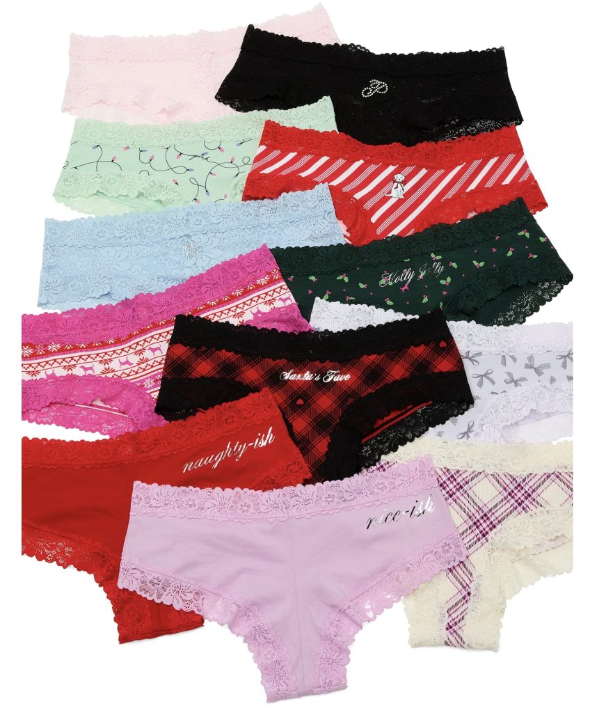 Victoria's Secret Pink 12 Days of Panties Holiday Advent Calendar ...